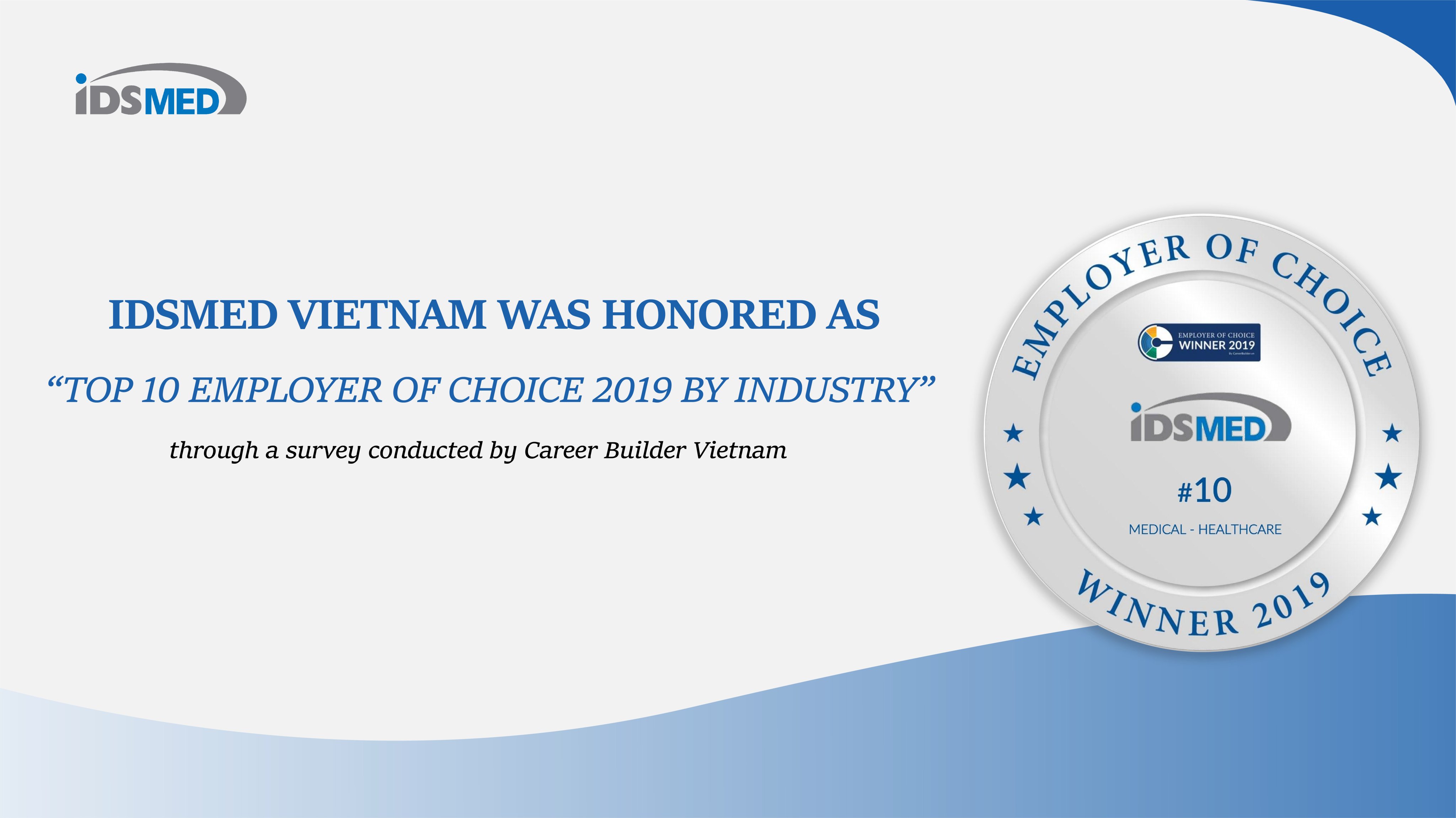 idsMED Vietnam Was Honored As “Top 10 Employer Of Choice 2...